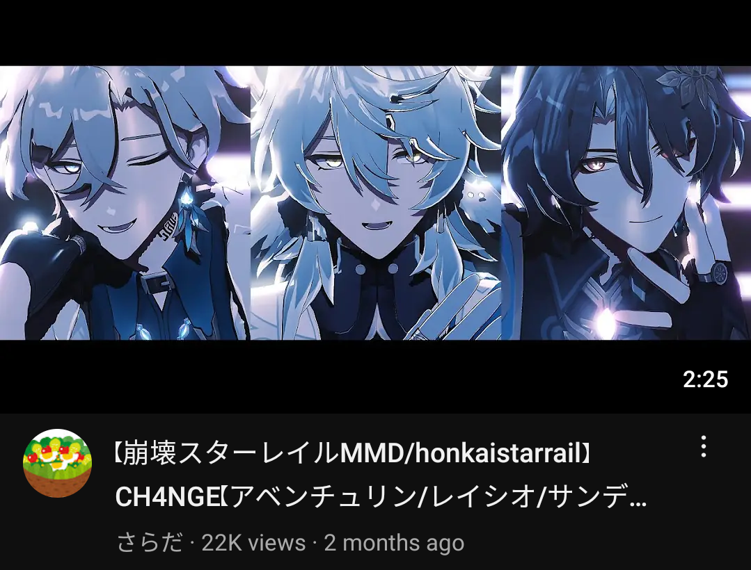 MMD of the HSR 2.1 Trio | HoYoLAB