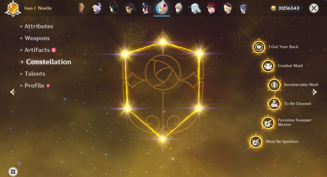 Builders of Teyvat, any tips on building C6 Noelle? Genshin Impact | HoYoLAB