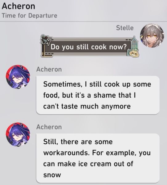 Acheron can cook 😳 Honkai: Star Rail | HoYoLAB