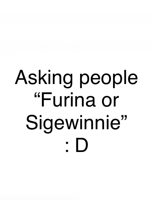 Asking people Furina or Sigewinnie | HoYoLAB