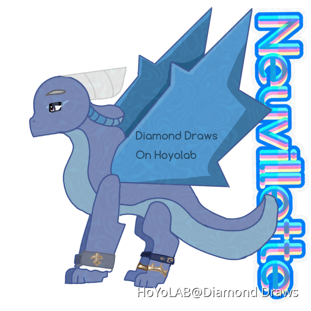 Neuvillette as a Wings of Fire dragon Genshin Impact | HoYoLAB