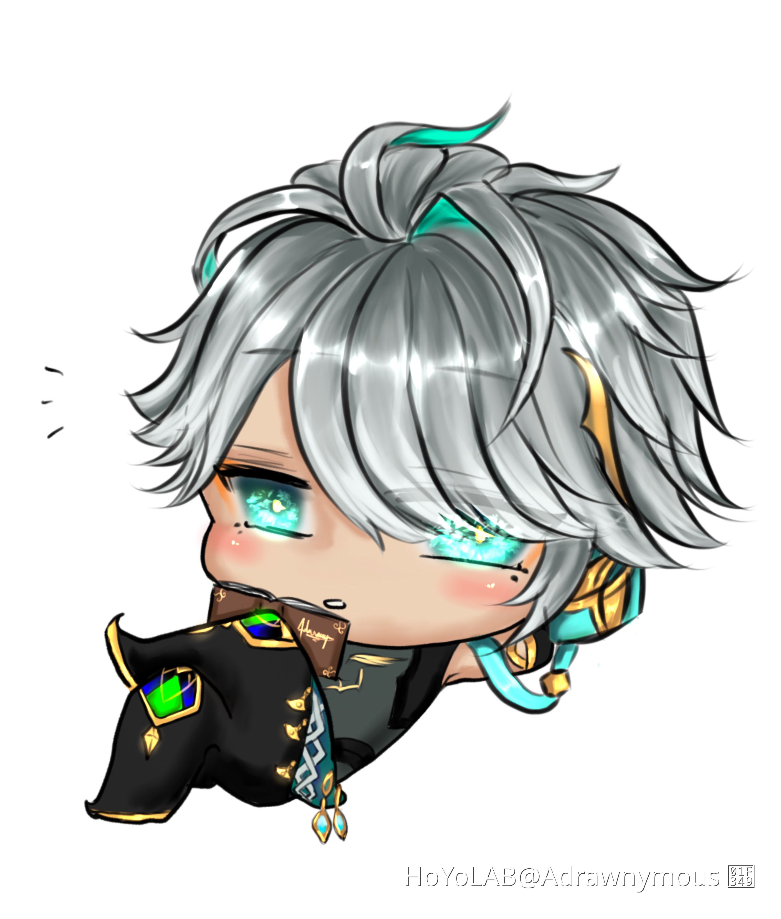 Alhaitham chibi Genshin Impact | HoYoLAB