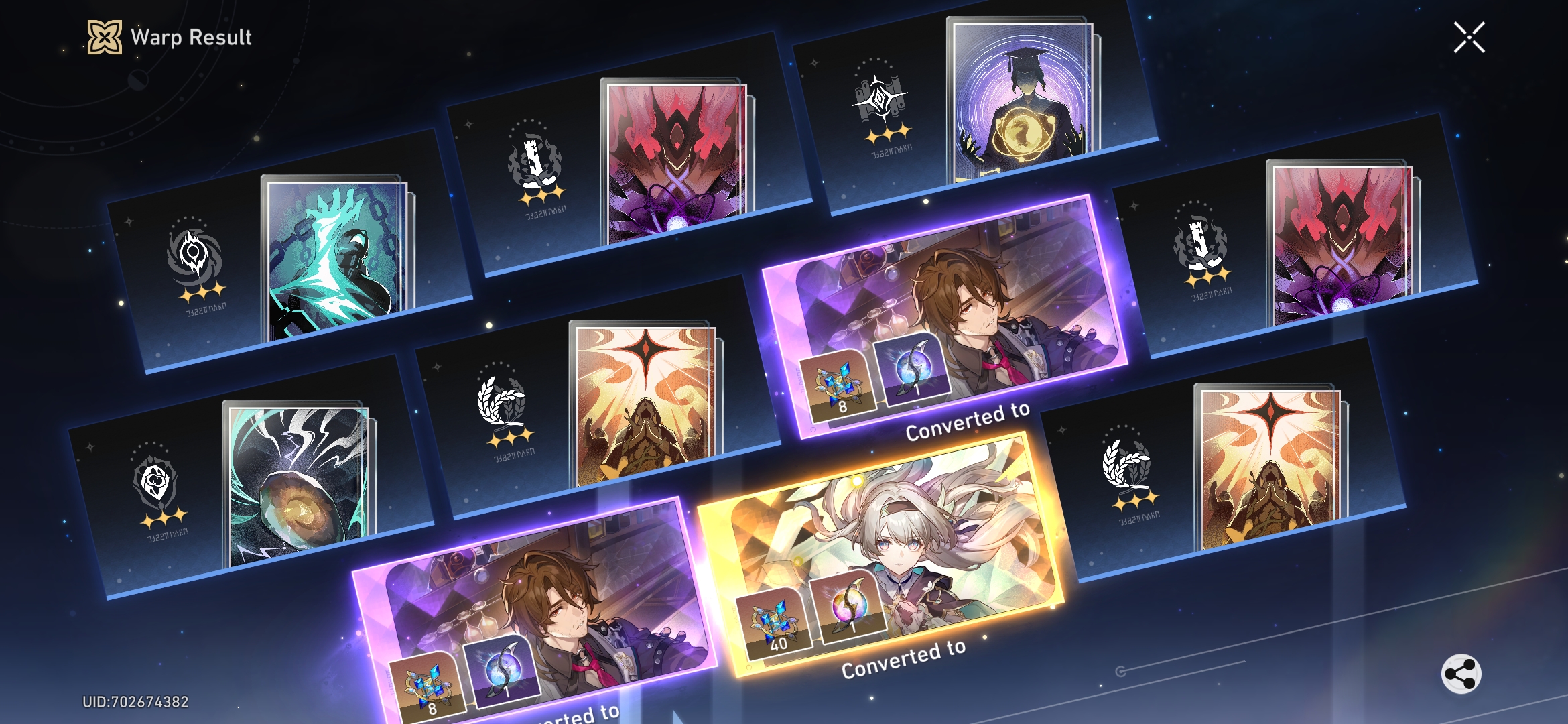 my luckiest pull in hsr Honkai: Star Rail | HoYoLAB