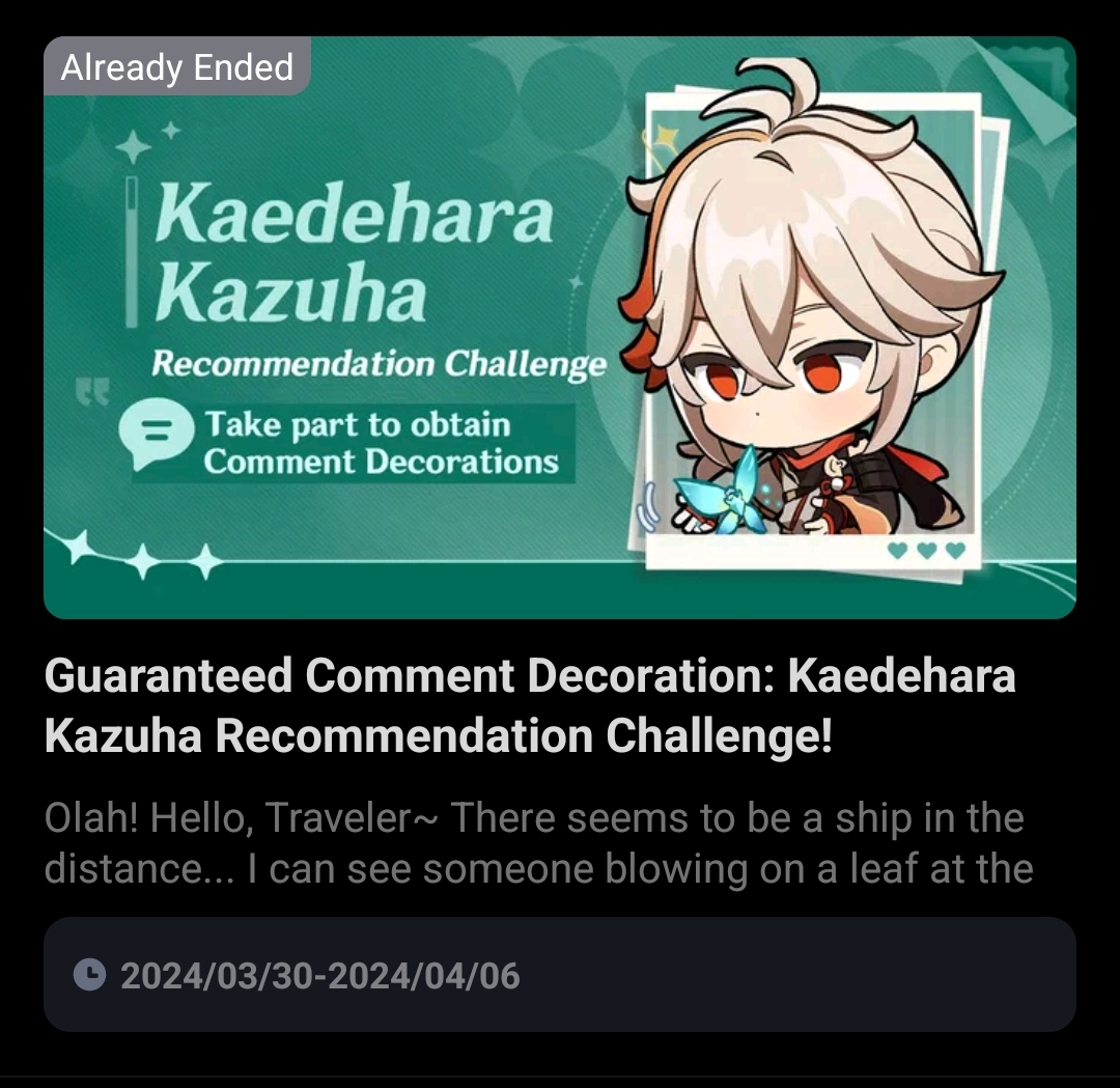 Different ways to obtain Comment Decorations? Genshin Impact | HoYoLAB