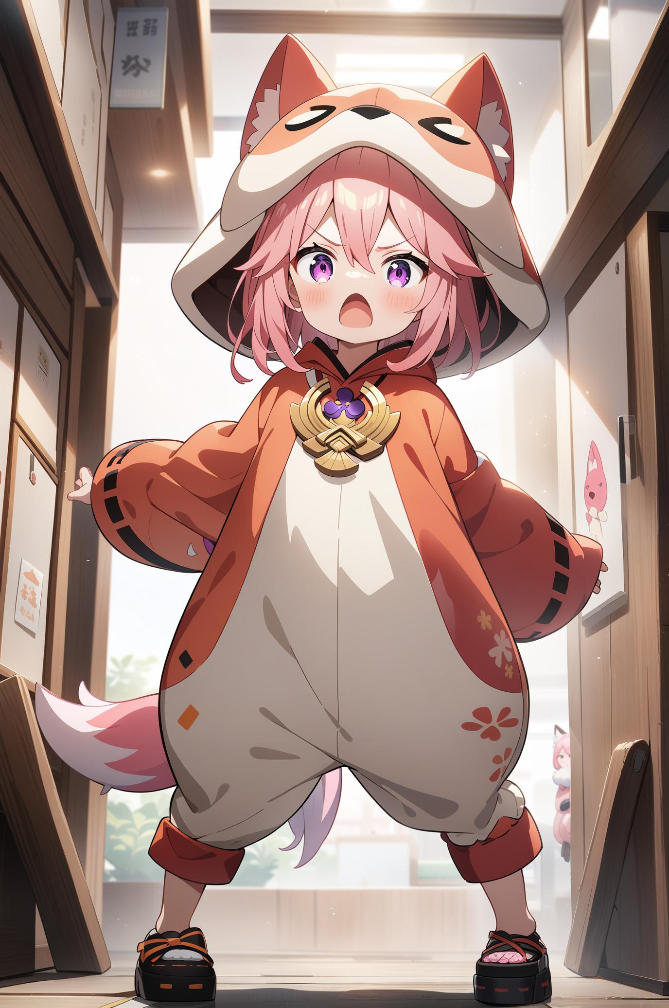 Baby Miko will protecc Genshin Impact | HoYoLAB