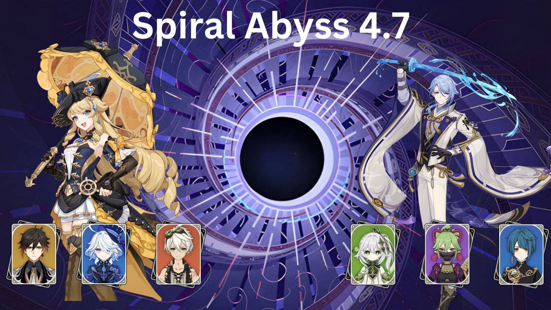 Genshin Impact - Spiral Abyss 4.7 Floor 12 - C1 Navia Crystallize & C0 Ayato Hyperbloom - 9 ...