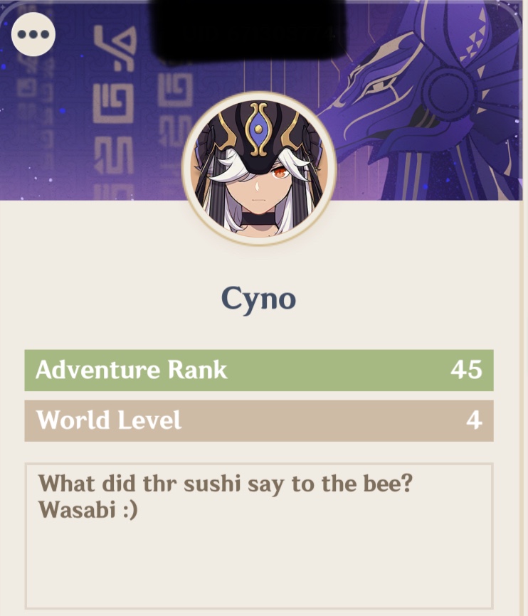 Cyno and his jokes will be the death of me Genshin Impact | HoYoLAB