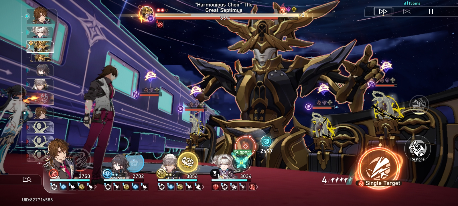 Is this the power of Akivili? Wth is going on??! Honkai: Star Rail ...