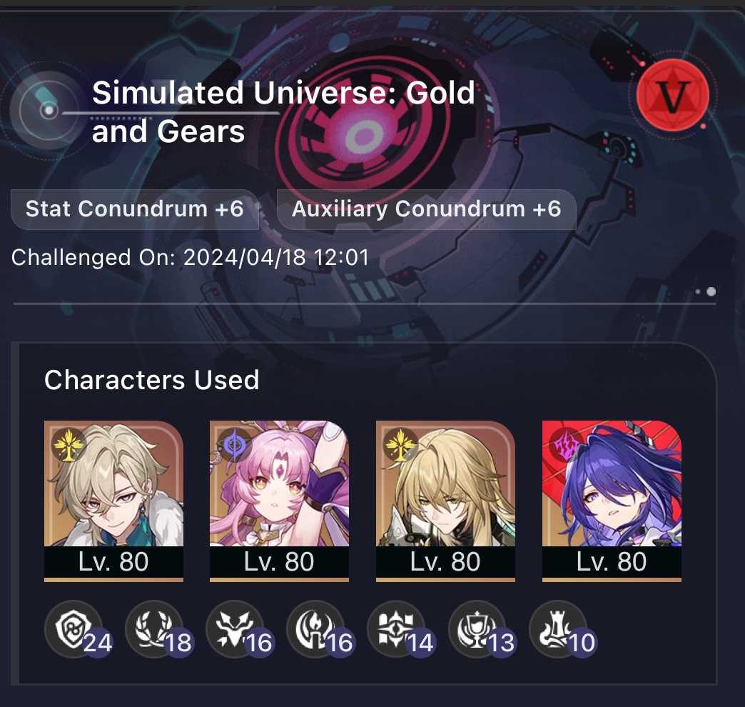 Aventurine destroys gold and gears v12 (Badge posting) Honkai: Star Rail | HoYoLAB