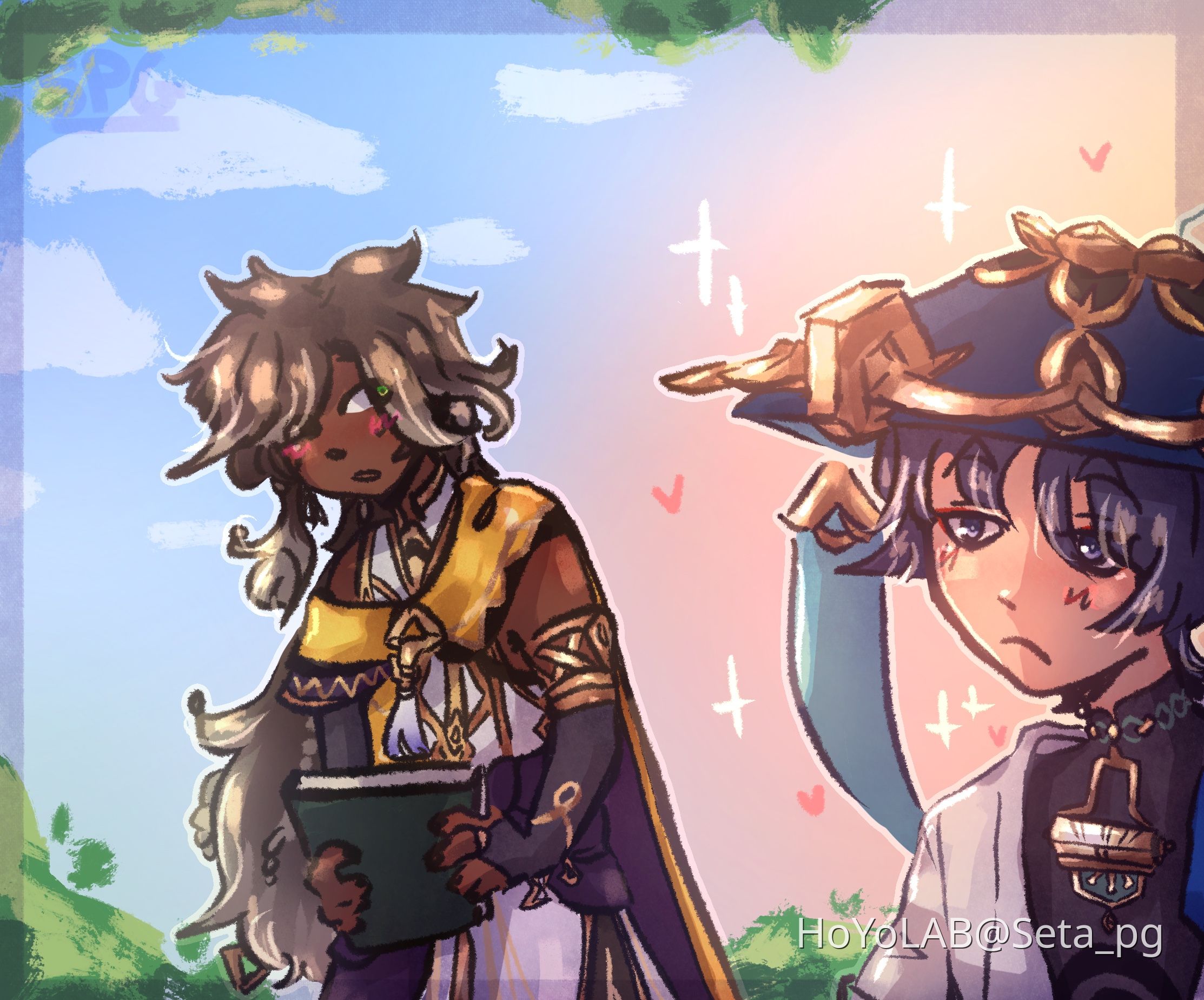 Guys, the Sethoscara train has hit me a lil 😔😔😔 Genshin Impact | HoYoLAB