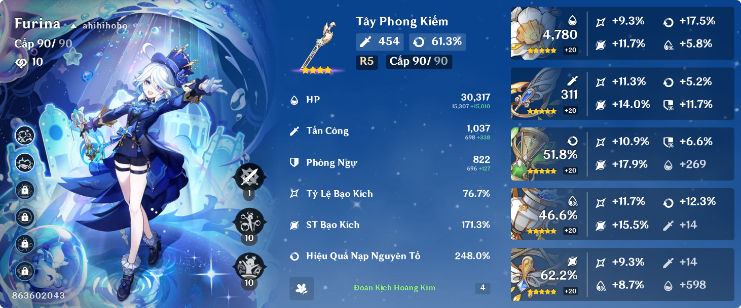 C2 Furina build Genshin Impact | HoYoLAB