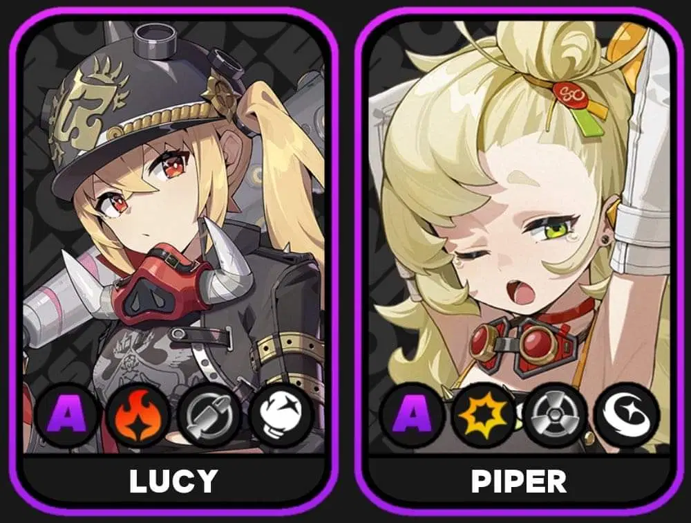 ZZZ 1.1 (?) Lucy: Chi viện - Hỏa Piper: Bất thường - Vật lí Zenless Zone Zero | HoYoLAB