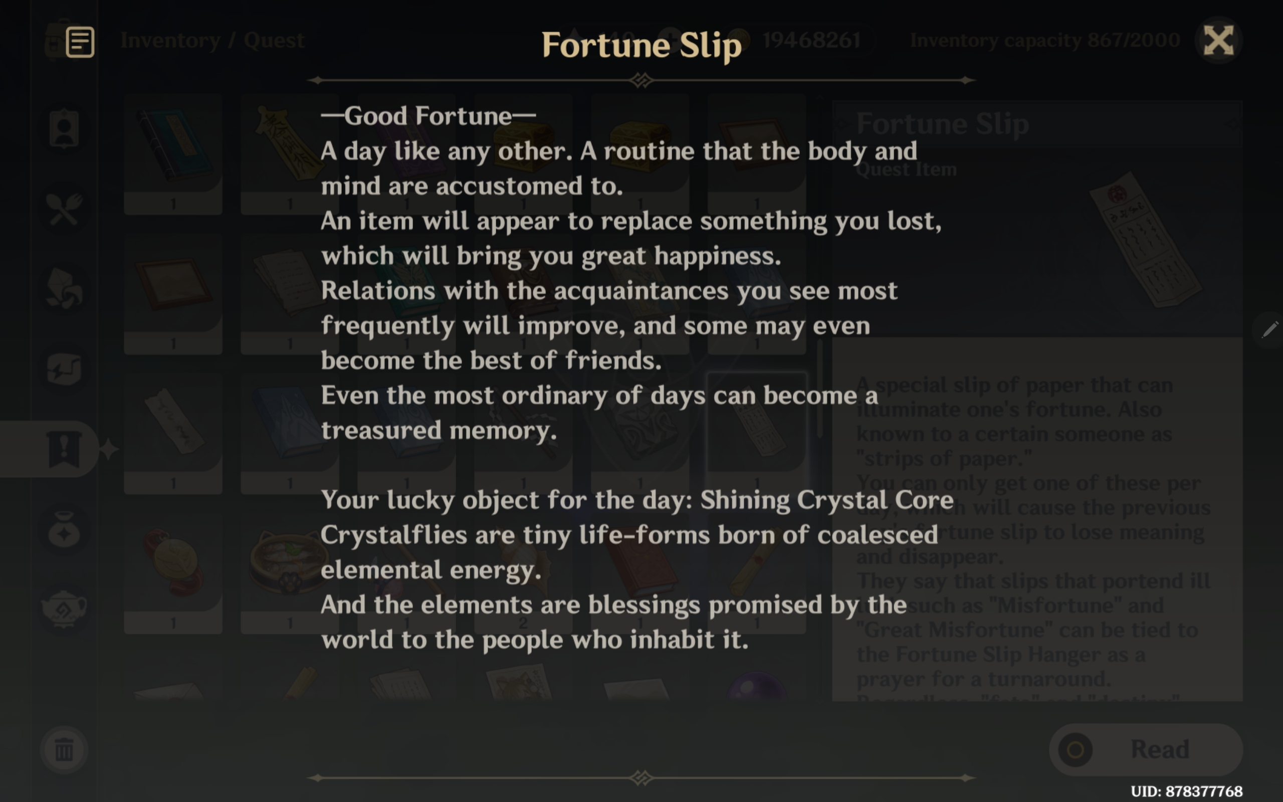 Fortune slip was accurate?? Genshin Impact | HoYoLAB