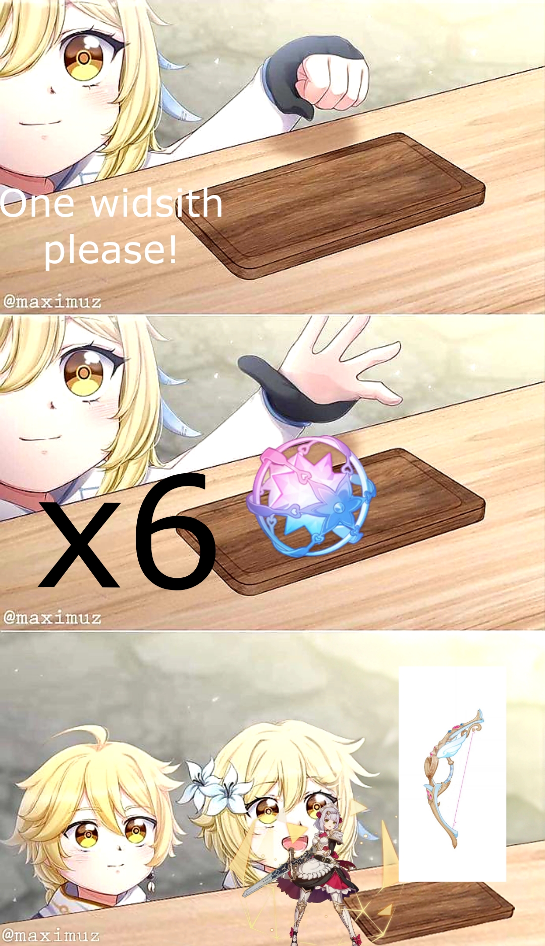 basically how my pulls went Genshin Impact | HoYoLAB