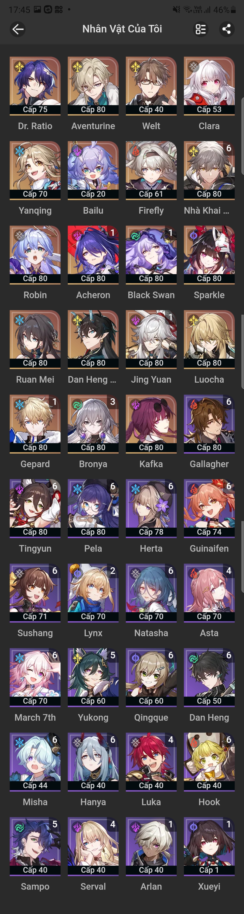 Đã có Đóm, banner sau không biết nêm roll thêm Houhou cho team DoT không Honkai: Star Rail | HoYoLAB