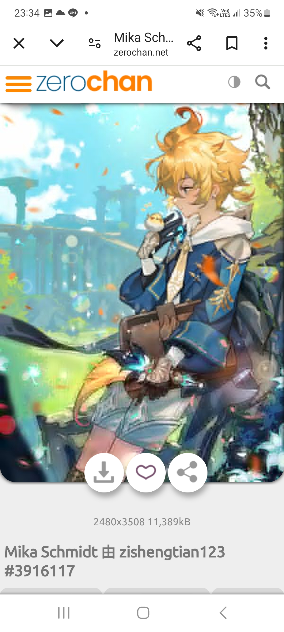 Mika Fan Badge Genshin Impact | HoYoLAB