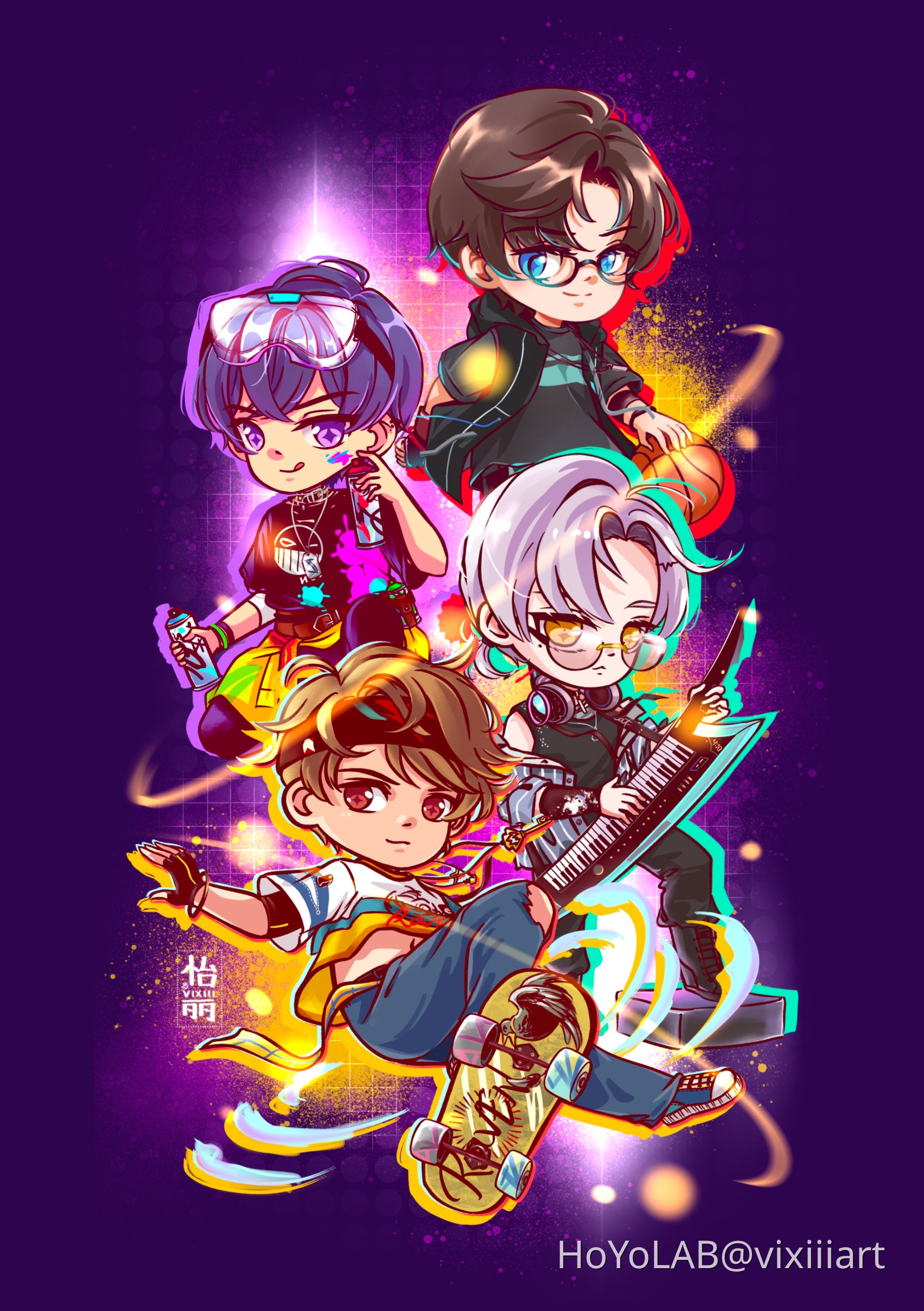NXX Electrifying Night Chibi Tears of Themis | HoYoLAB
