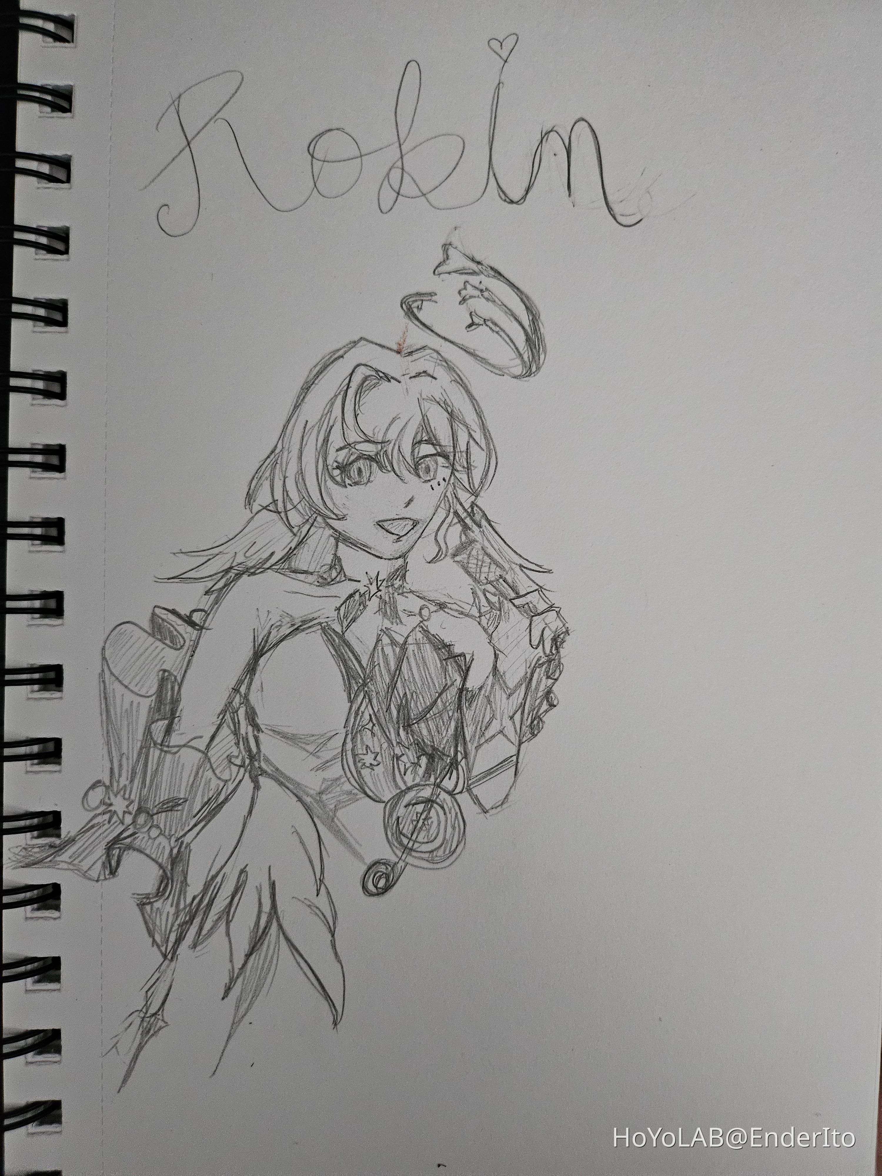 Robin drawing Honkai: Star Rail | HoYoLAB