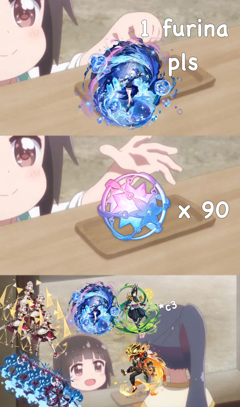 How my furina pulls went Genshin Impact | HoYoLAB
