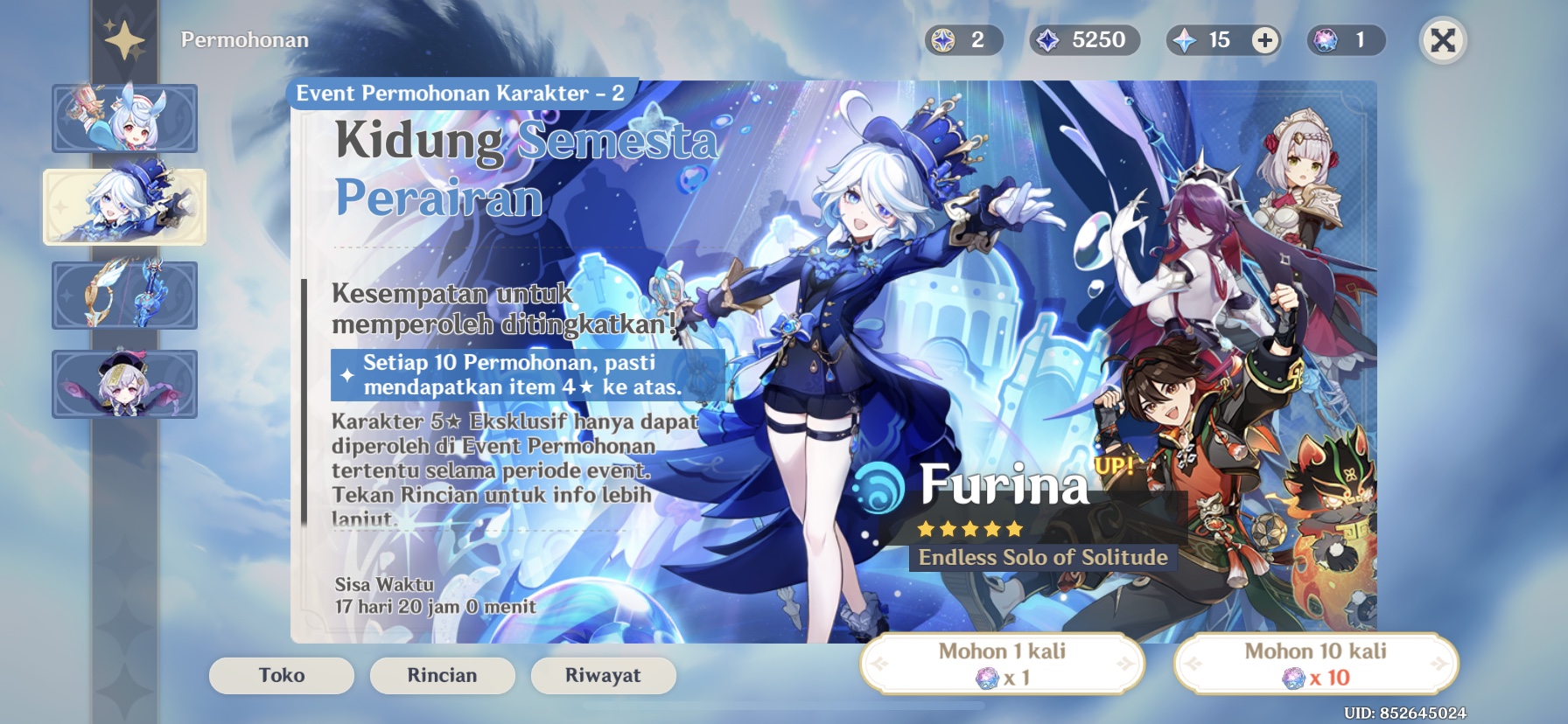 Furina pull results😵‍💫 Genshin Impact | HoYoLAB