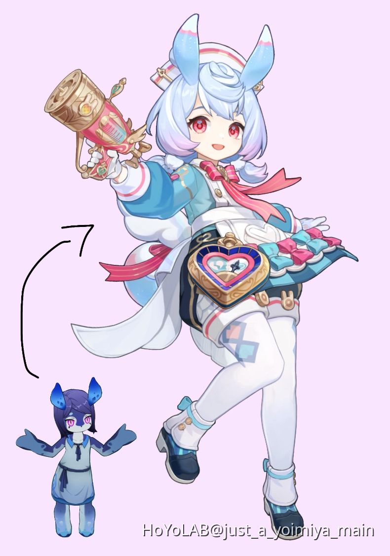 Sigewinne with Pashiv’s color palette! Genshin Impact | HoYoLAB