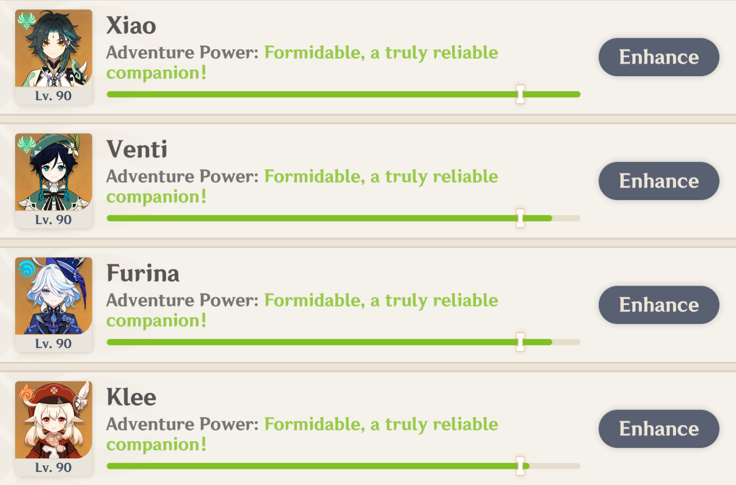 My Genshin team is decent at last >