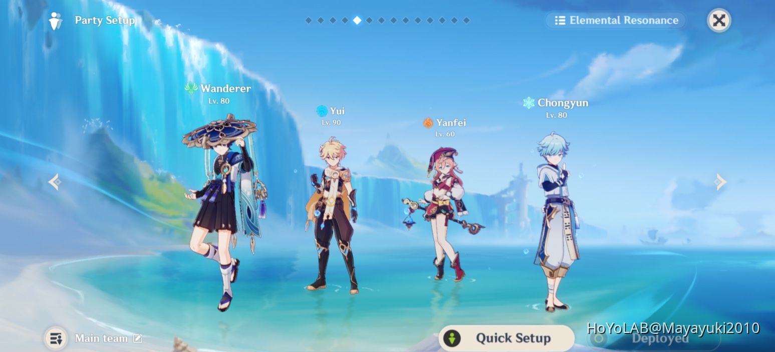 My Genshin party setup vs my other setups in other games | HoYoLAB
