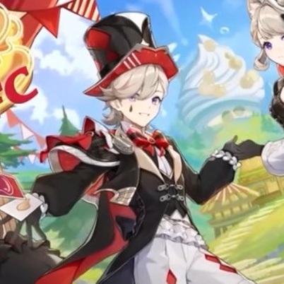 Lyney in the KFC collaboration Genshin Impact | HoYoLAB