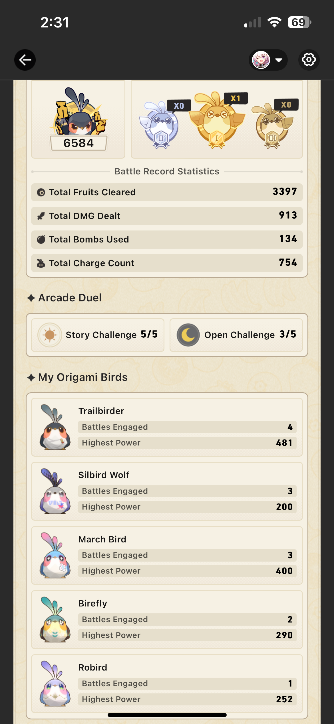 My origami bird clash ranking Honkai: Star Rail | HoYoLAB