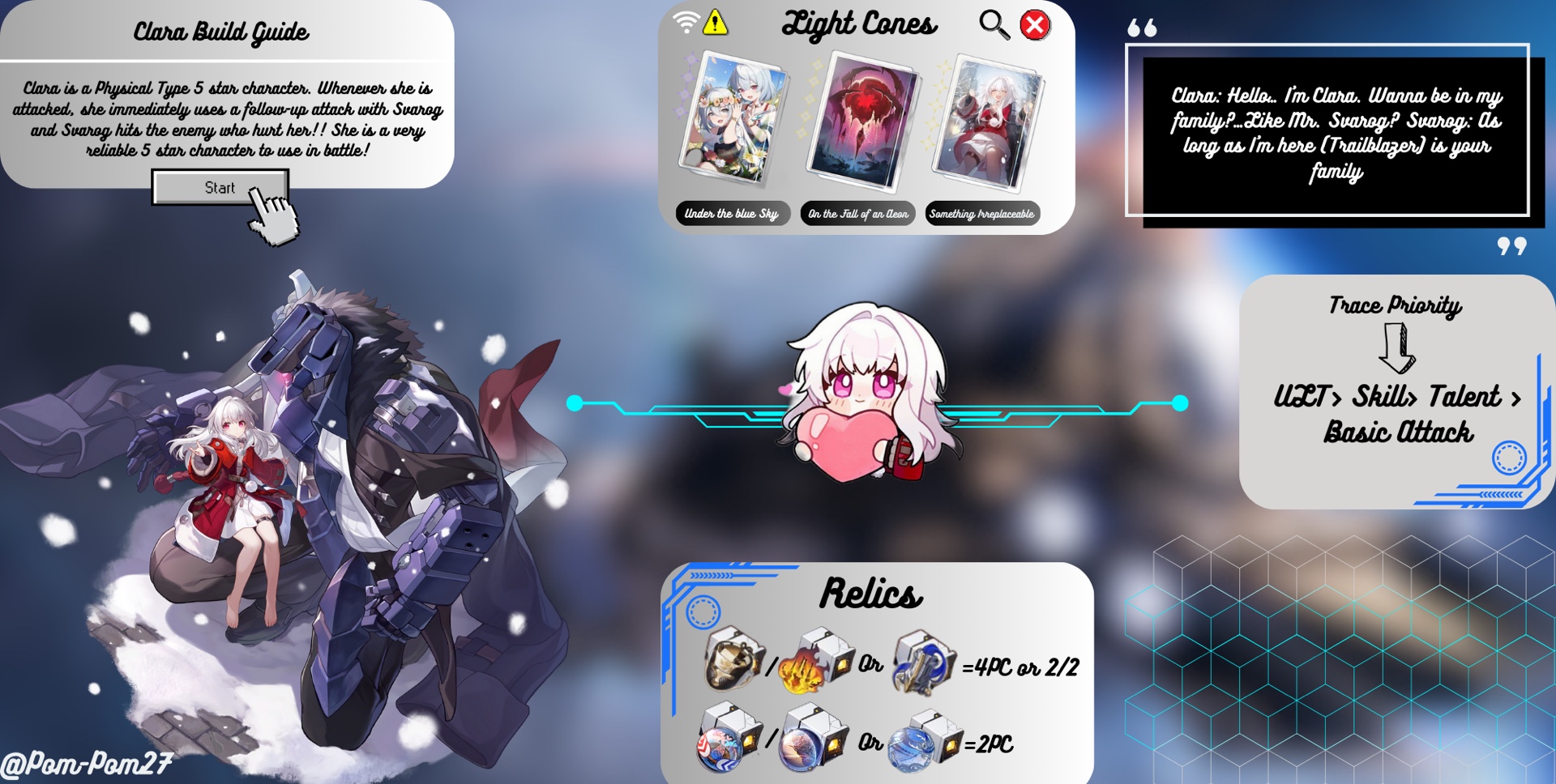 [V2.5] Character Build Guide~Clara Honkai: Star Rail | HoYoLAB