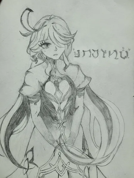 Tried to draw Focalors Genshin Impact | HoYoLAB