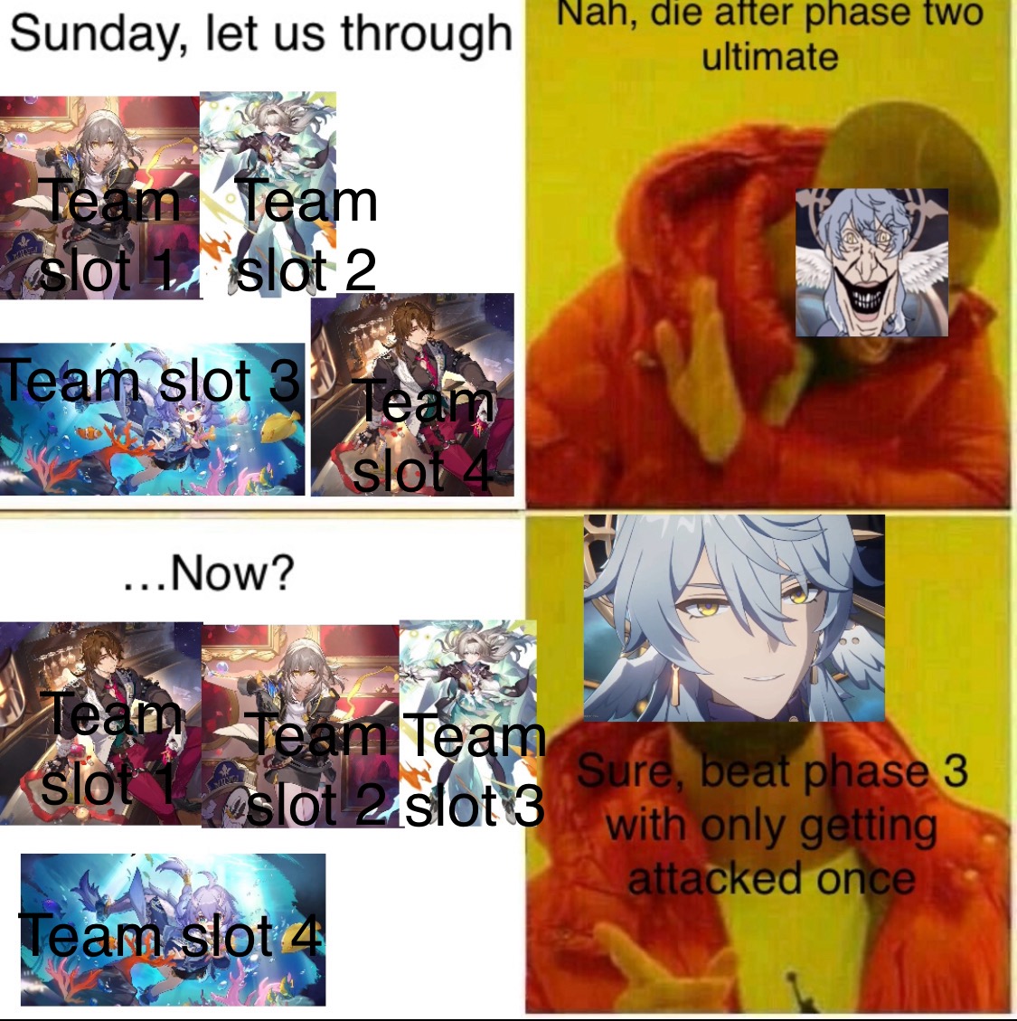 Same team, different positions meme Honkai: Star Rail | HoYoLAB