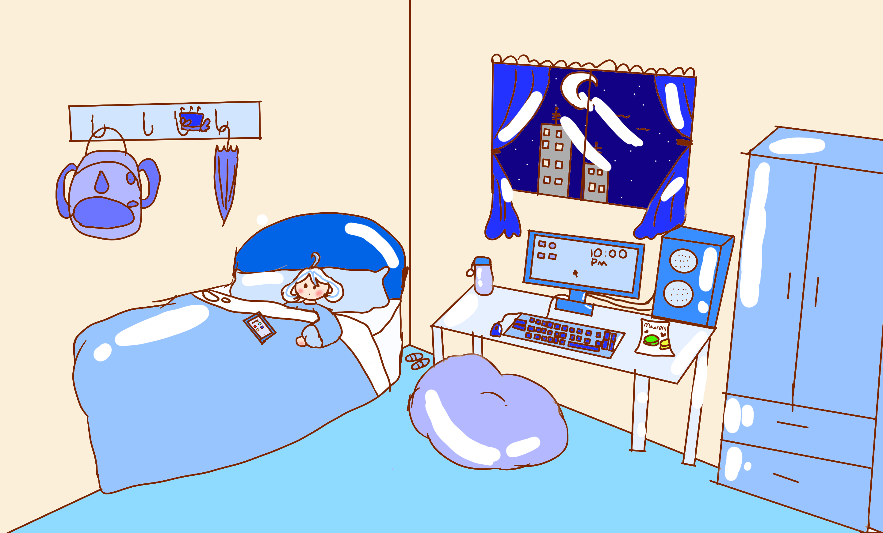 Furina's Bedroom Kawaii Drawing! Genshin Impact | HoYoLAB