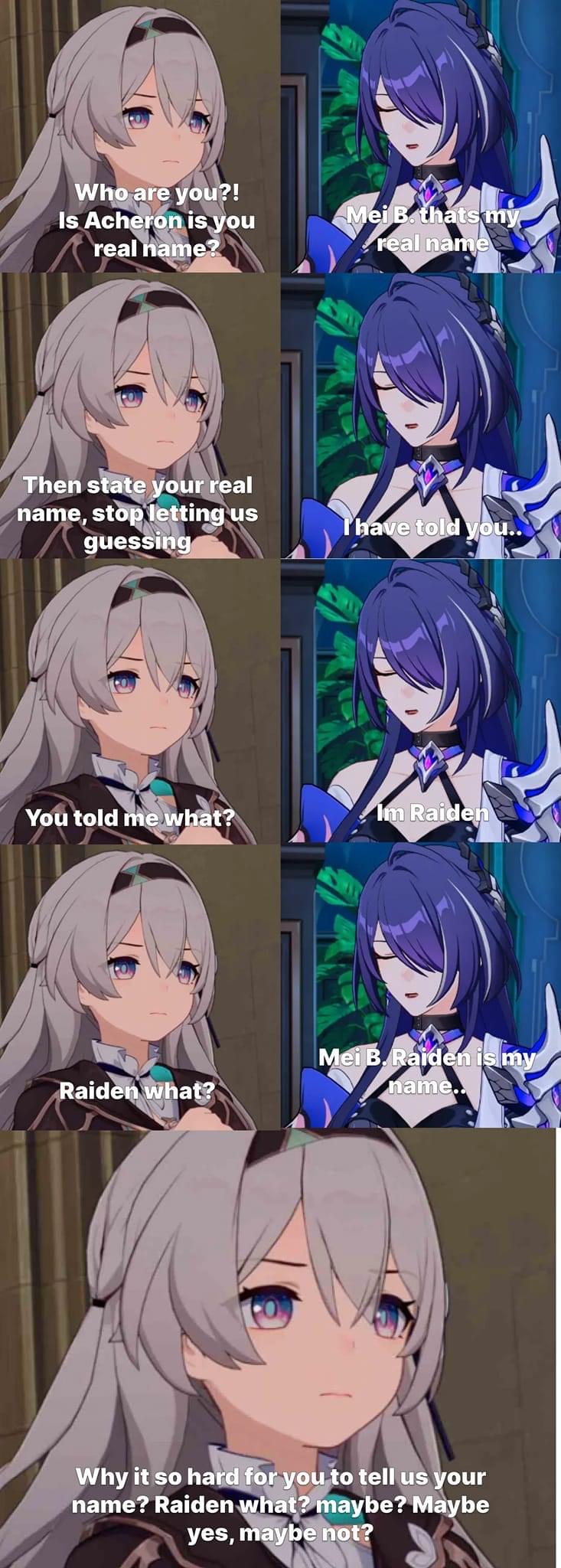 Mei B. Raiden 😂 Honkai: Star Rail | HoYoLAB