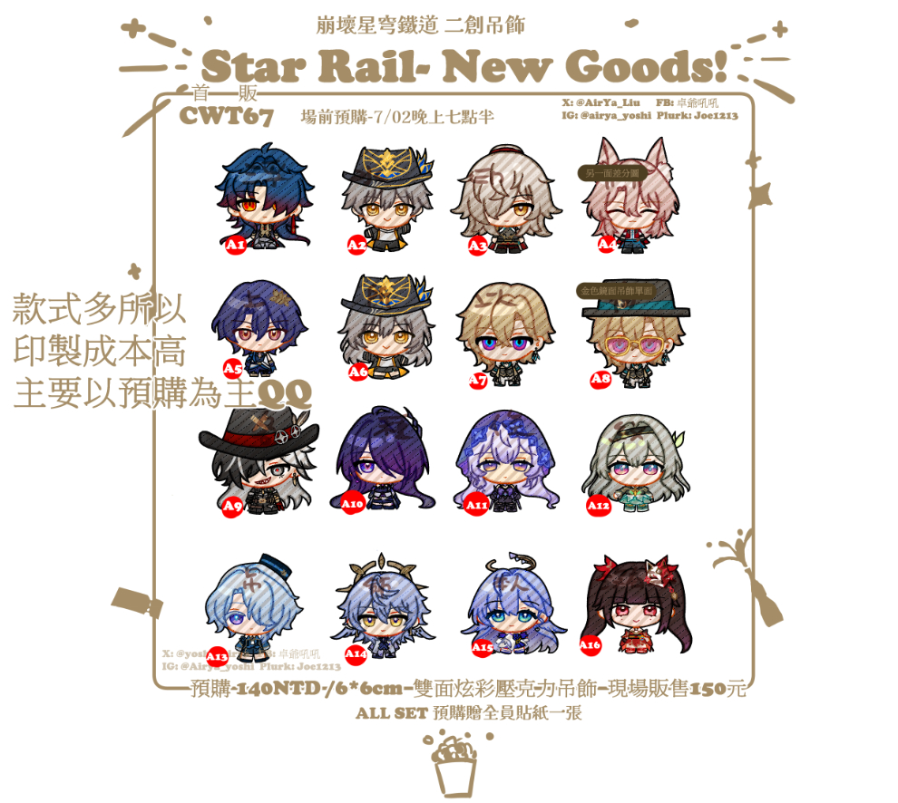 CWT66新品+場前預購 連結在內文 Honkai: Star Rail | HoYoLAB
