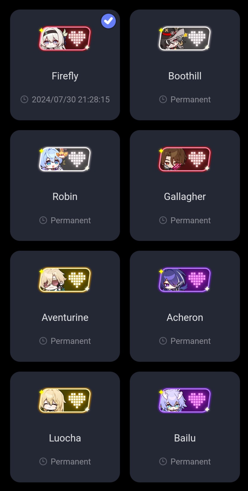 All HSR fan badges collected (mostly) Honkai: Star Rail | HoYoLAB