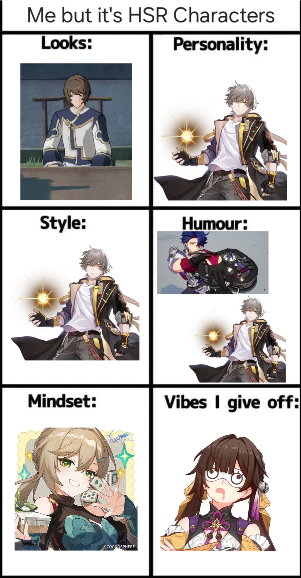 Me but HSR characters Honkai: Star Rail | HoYoLAB