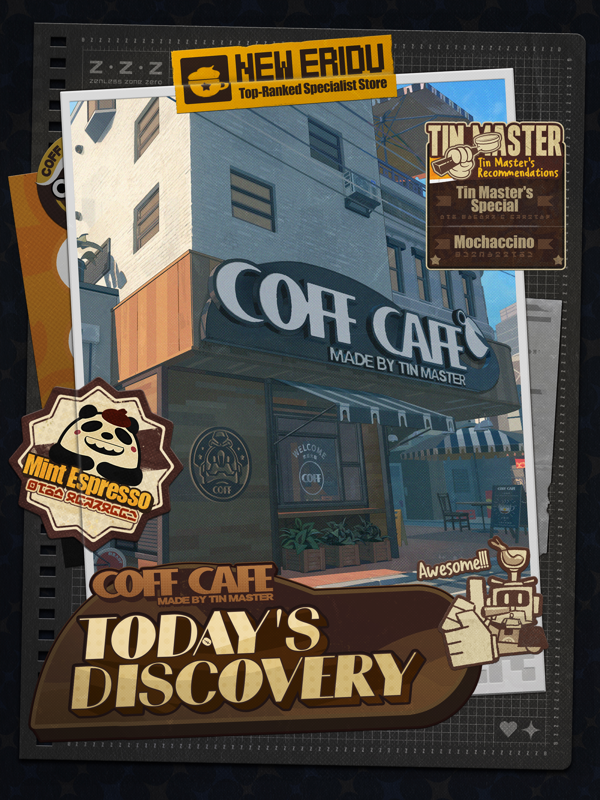 The coff Cafe Zenless Zone Zero | HoYoLAB