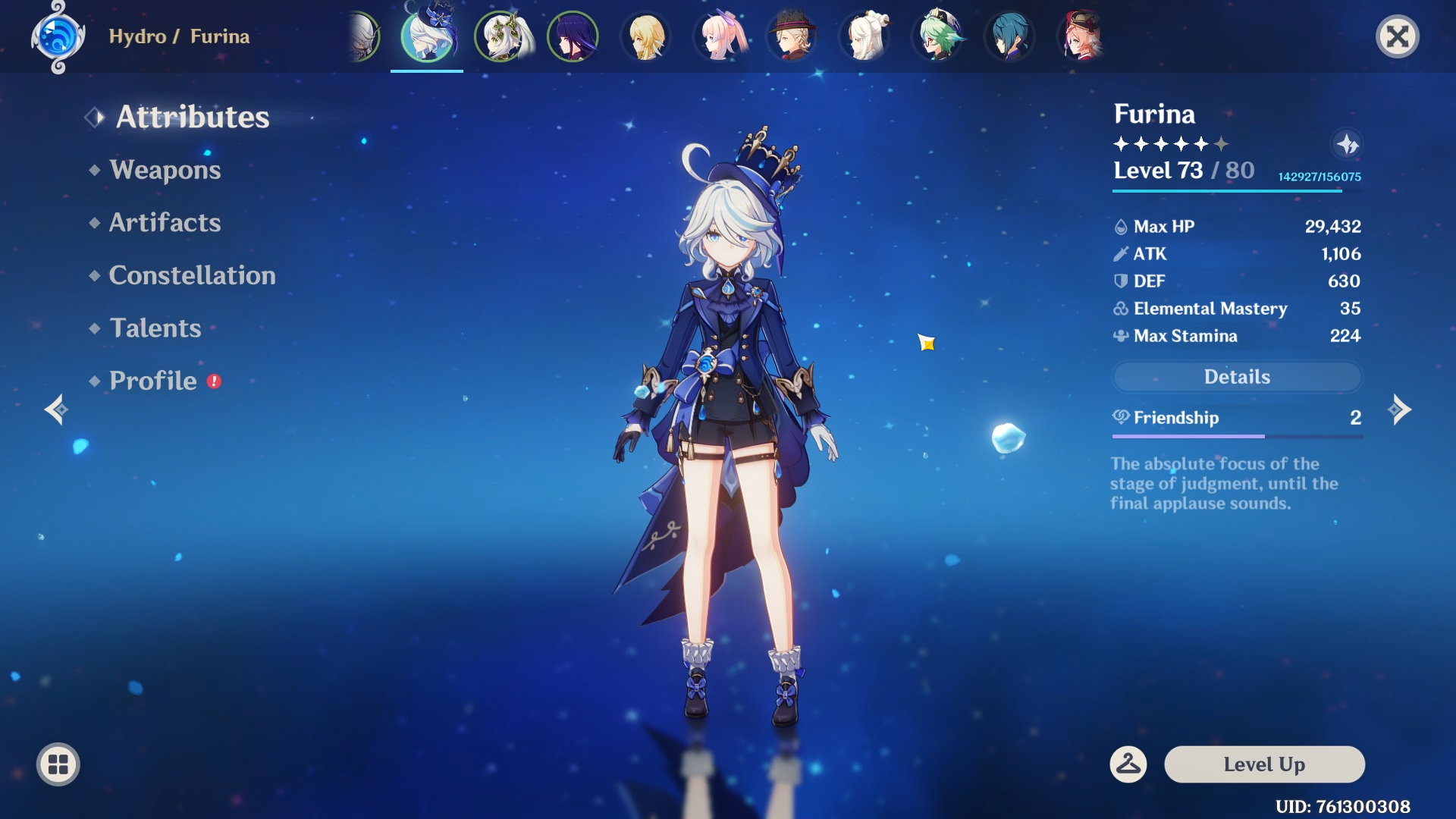 My furina build! I need advice! Genshin Impact | HoYoLAB