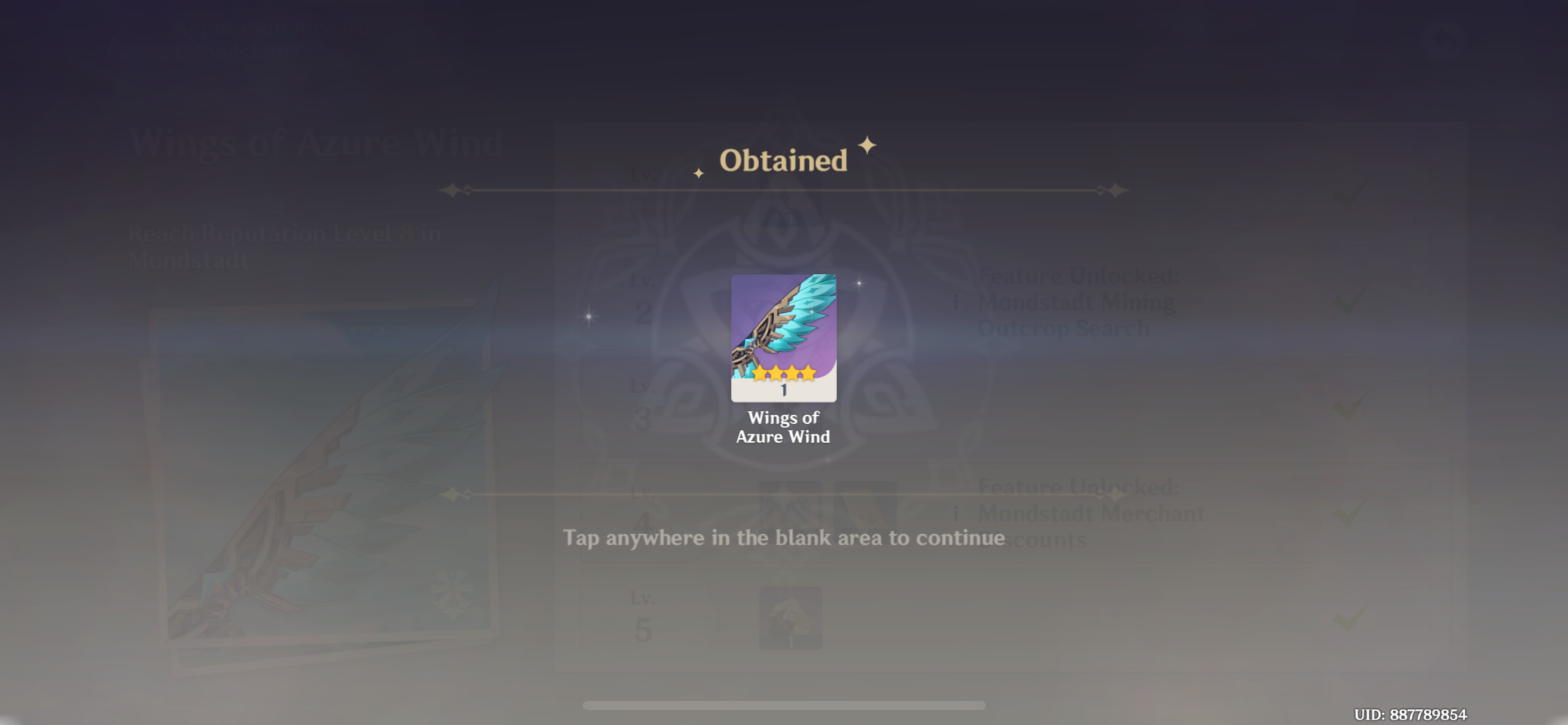 🌬️Wings of Azure Wind 🪽 Genshin Impact | HoYoLAB