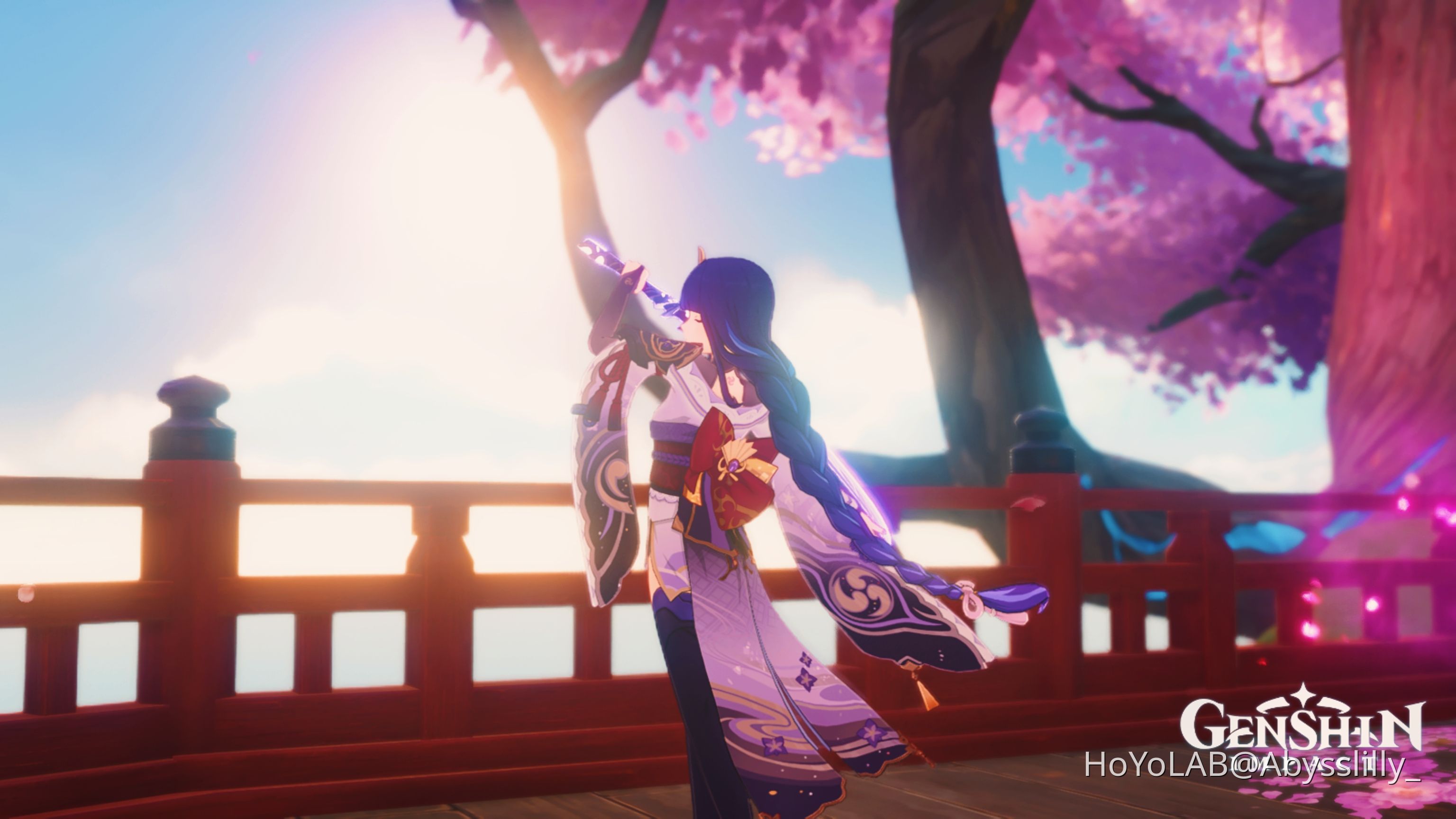 Raiden pose Genshin Impact | HoYoLAB