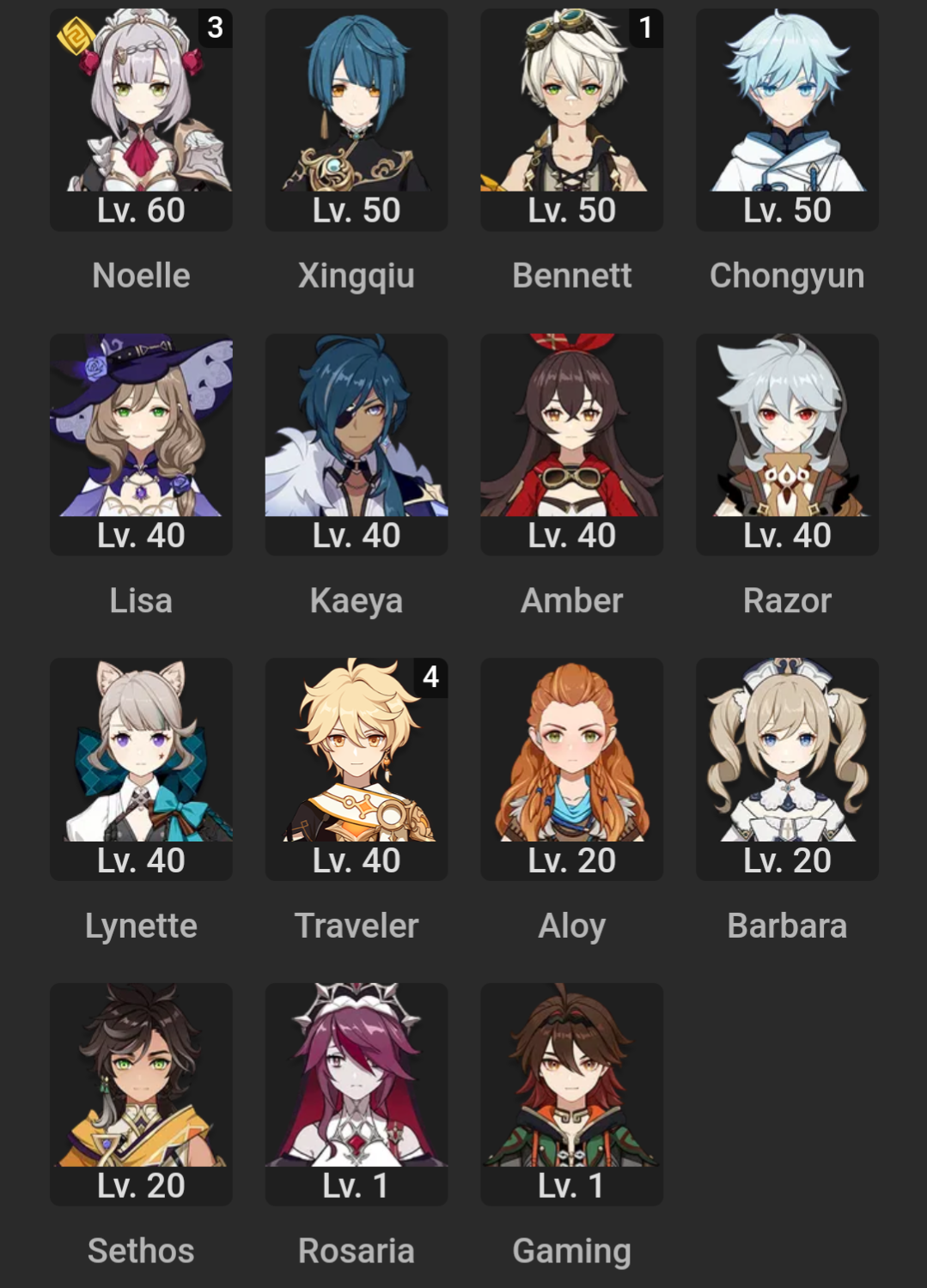 Gaming team comp Genshin Impact | HoYoLAB