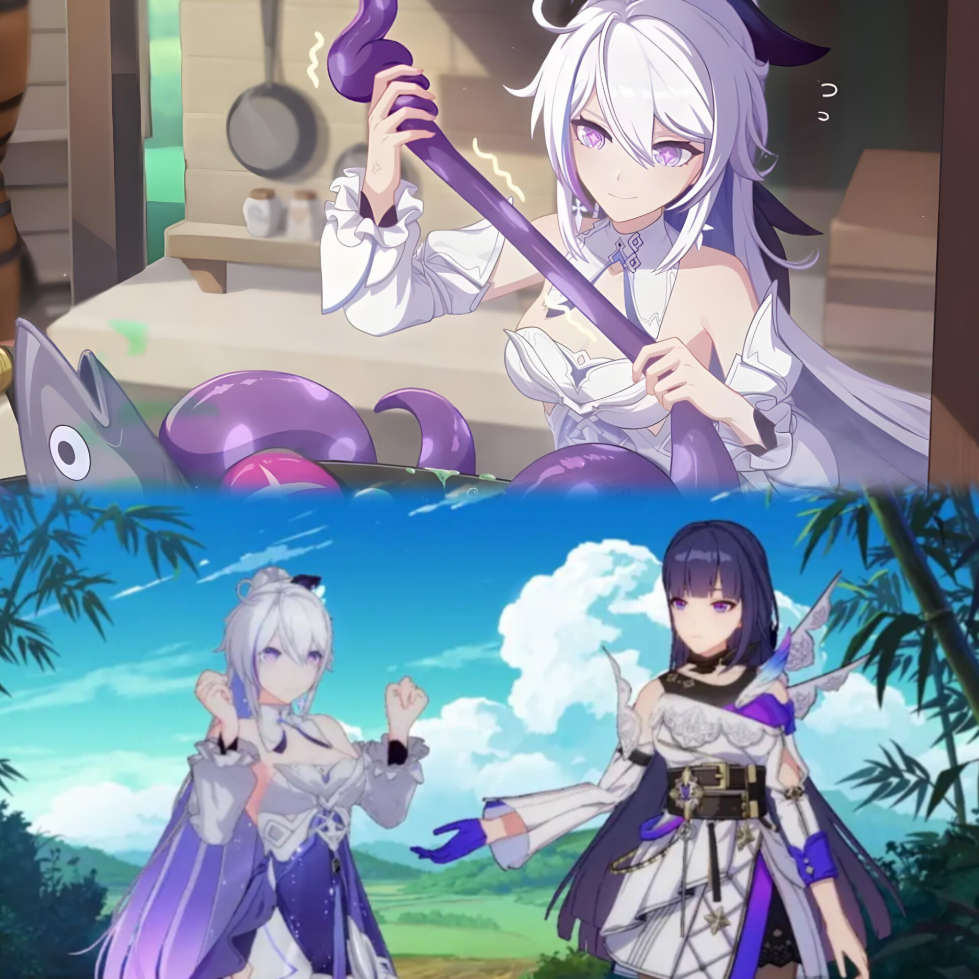 [EN/ES] A casual Abyss Flower outfit for HoFi Kiana Kaslana Honkai ...