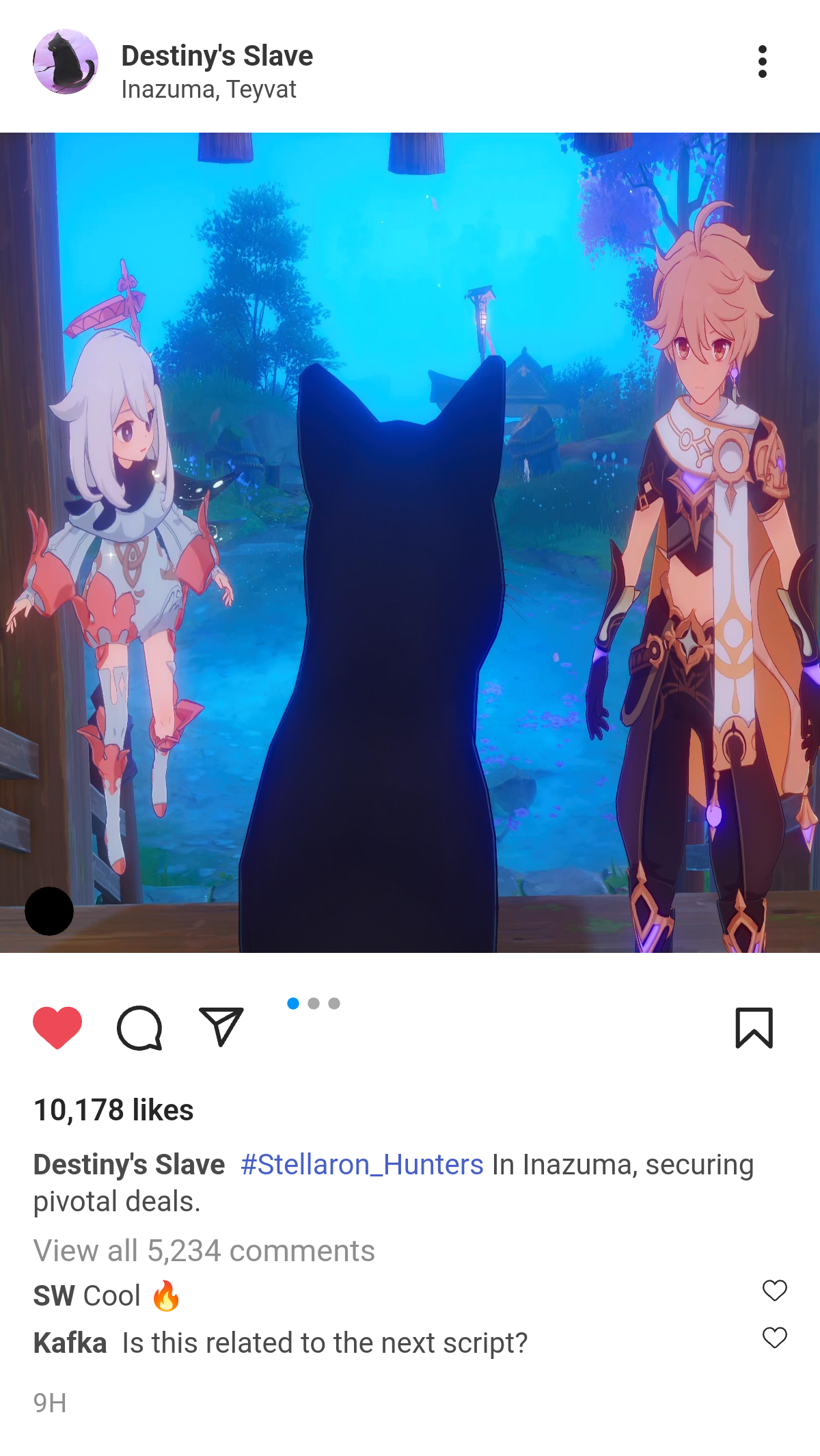 Here's Elio's Instagram update if you missed it Honkai: Star Rail | HoYoLAB