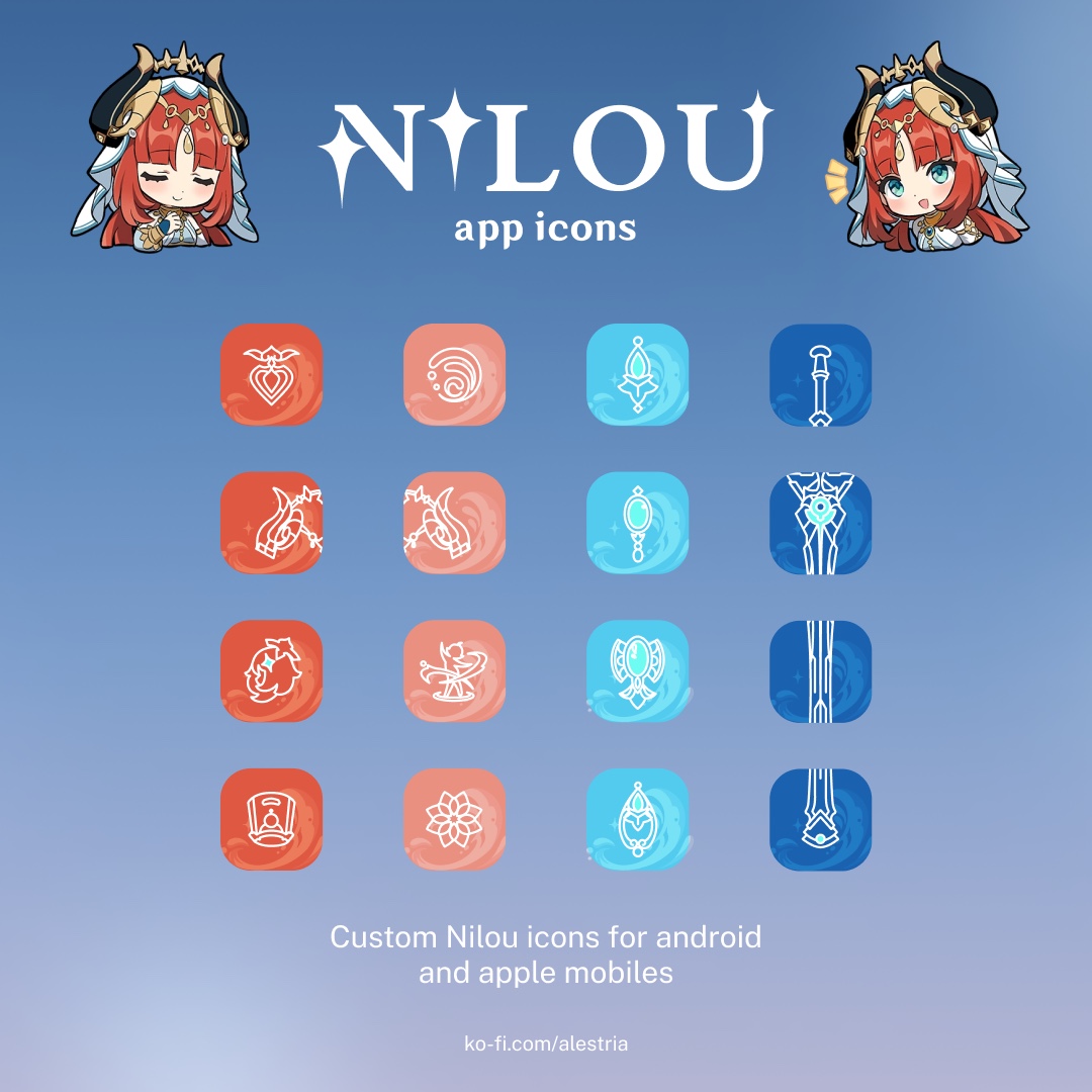 Nilou Icons Ready! Free Sample @Alestria on Ko-Fi Genshin Impact | HoYoLAB