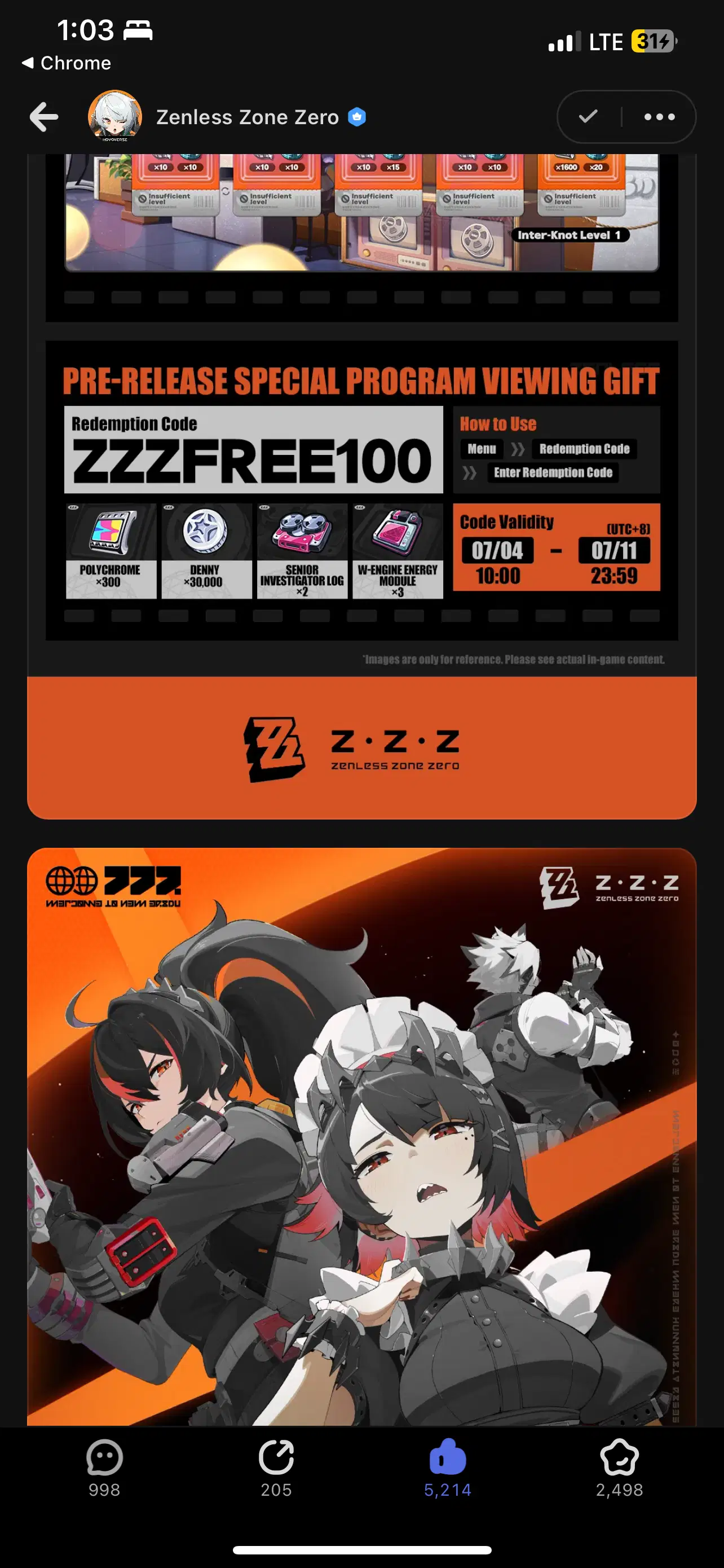 ZZZ Zenless Zone Zero | HoYoLAB