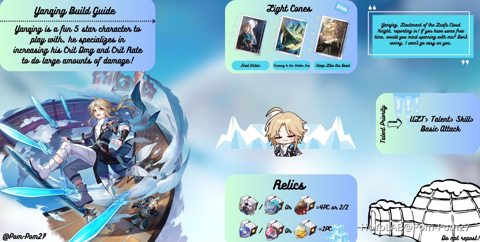 [V2.5] Yanqing Build Guide Honkai: Star Rail | HoYoLAB