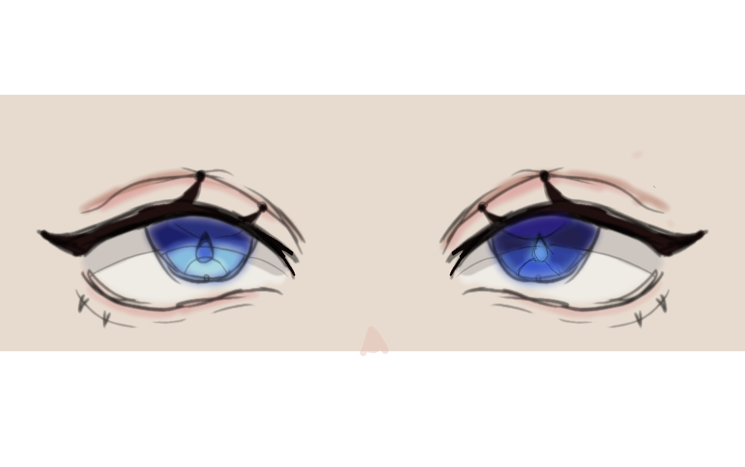Furina eyes drawing