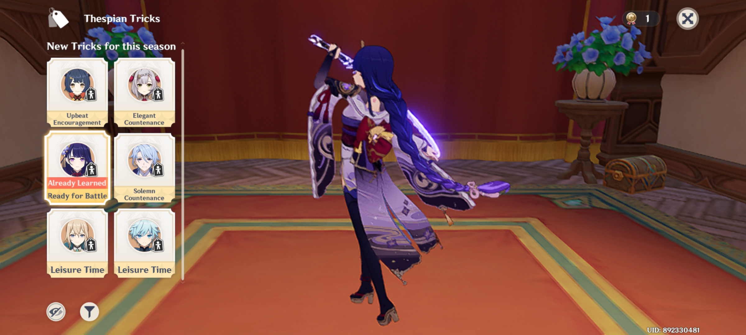 New Poses !!! is it Permanent ? Raiden 🔥⚡ Genshin Impact | HoYoLAB