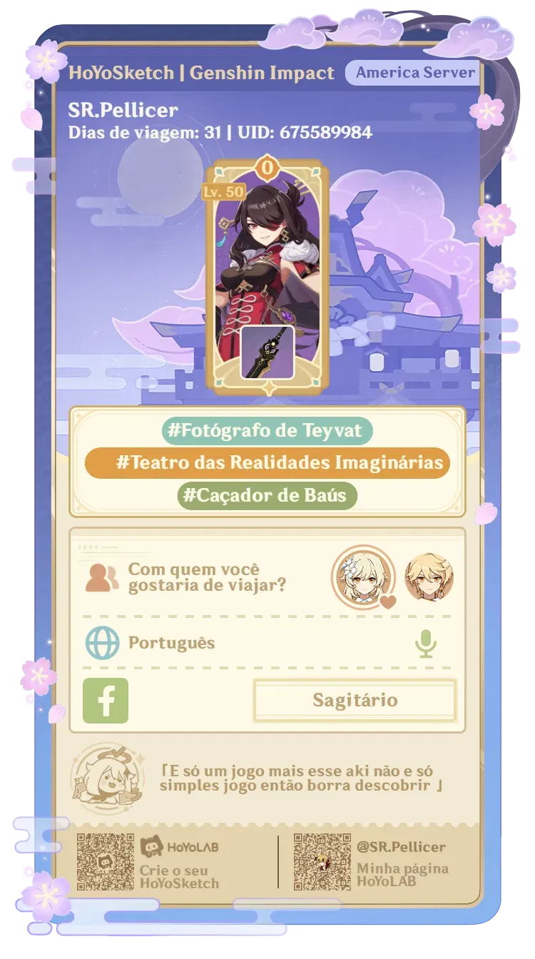 hellou seus br Genshin Impact | HoYoLAB